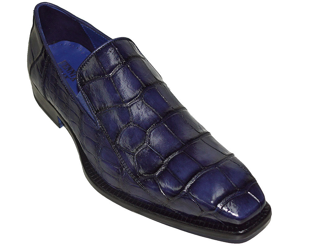 Fennix Italy Alligator Slip-On Shoes 'Hoffman' - New Arrivals