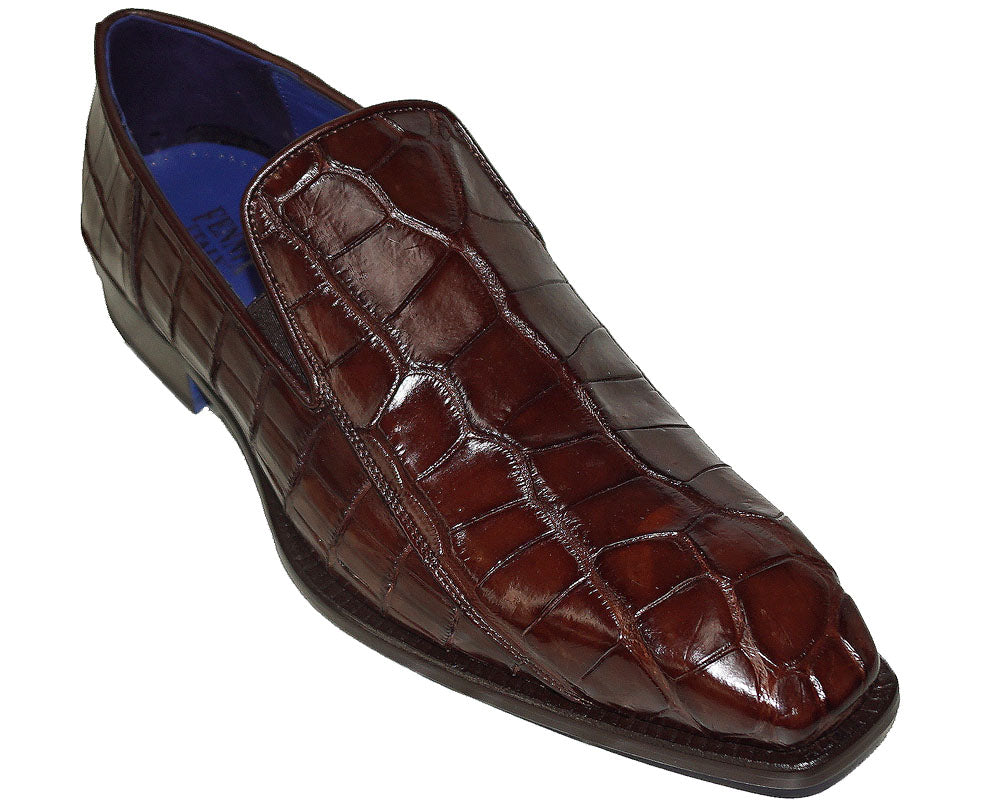 Fennix Italy Alligator Slip-On Shoes 'Hoffman' - New Arrivals