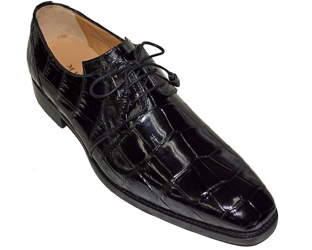 Mezlan Platinum Alligator Shoes 'Padua' - Exotic Skin New Arrivals