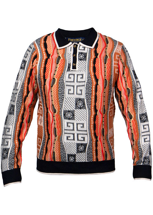 Prestige Polo Sweater # SW689 Black – Alligator World