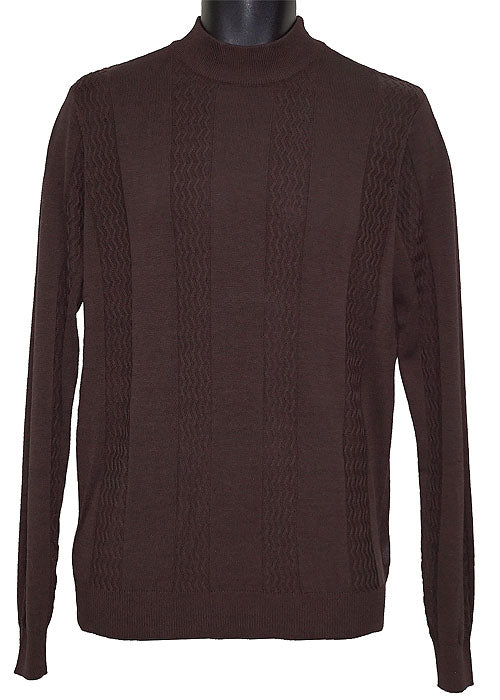 Tulliano Silk Sweater # 8532 Brown - Sweaters
