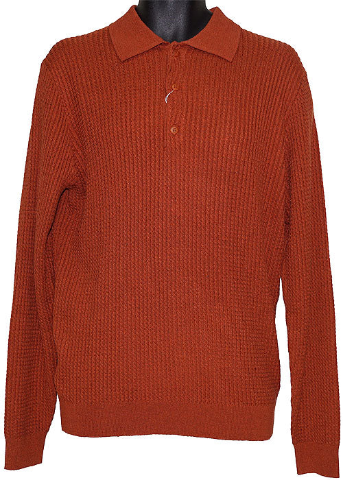 Tulliano Silk Sweater # 8537 Copper - Sweaters