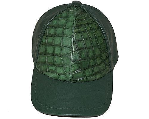 Fennix Alligator/Soft Nappa Leather Caps - Hats & Scarves